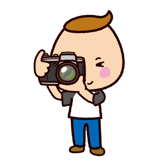 写真を撮るイラスト - イラストくん